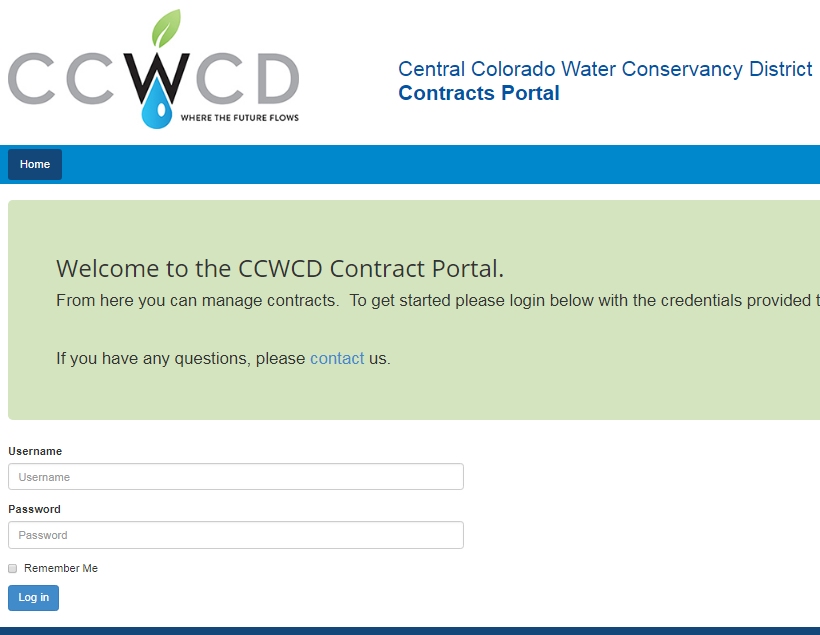 Welcome to the CCWCD Dashboard | System Information and Management Dashboard